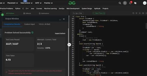 geeksforgeeks gfg160 geekstreak2024 dsa cpp dailycoding consistency… abhinav gavade