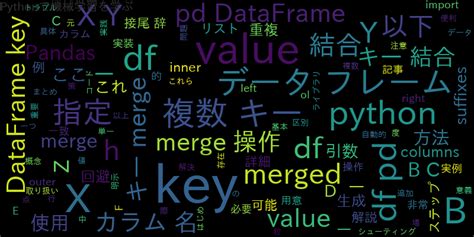 pandasで複数キーを使ったmerge操作：詳細な解説と実例 ｜ 自作で機械学習モデル・aiの使い方を学ぶ