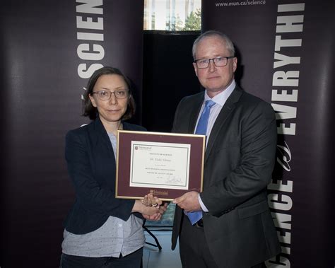 Distinguished Service Award Faculty Faculty Of Science Memorial