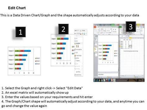 Data Analysis Excel Bar Graph To Compare PowerPoint Templates