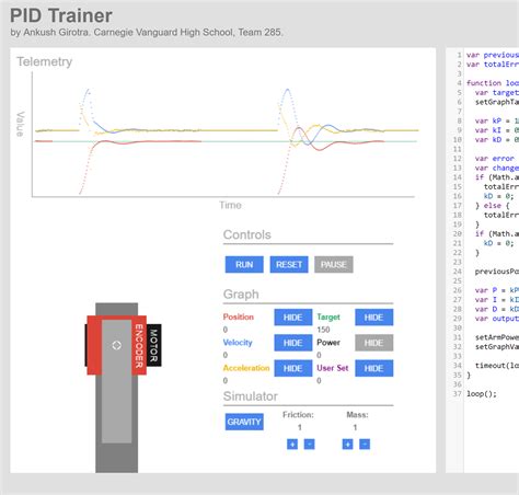 Control Loop Simulator For Teaching Programming Vex V5 General Discussion Vex Forum