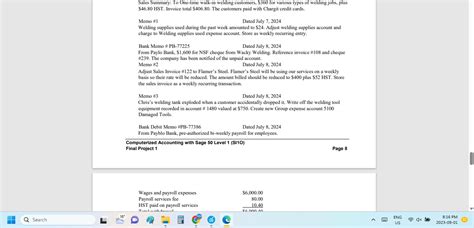 46 80 Hst Invoice Total 406 80 The Customers Paid