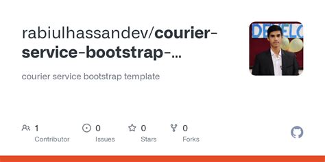 Github Rabiulhassandevcourier Service Bootstrap Template Courier Service Bootstrap Template