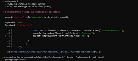 Lightning Web Components Combobox Value Update Is Not Reflecting In Jest Test Salesforce