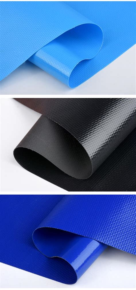 Colorful Membrane Structure Pvc Coated Polyester Fabric 1050gsm 1000d