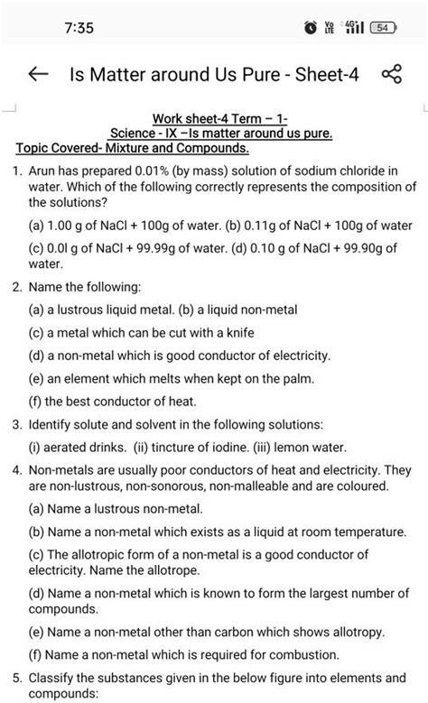 Identify Solute And Solvent In The Following Solutions I Aerated Drink