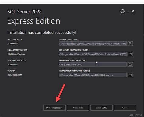 Install SQL Server Edition Galaxy Eclinical
