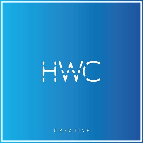 Premium Vector Hwc Premium Vector Latter Logo Design Creative Logo
