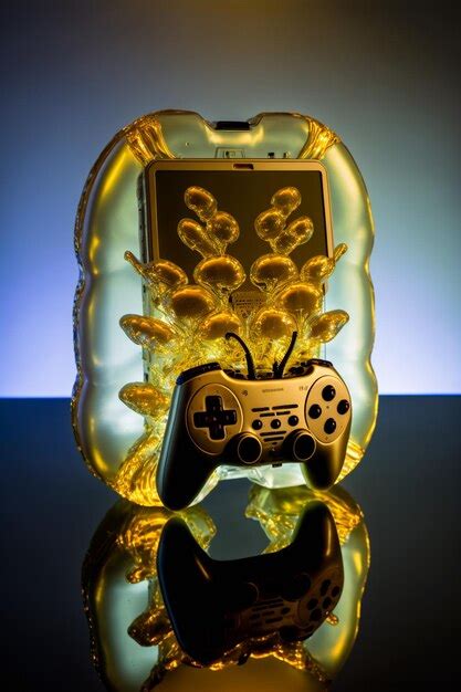 Premium Photo A Close Up Of Video Game Controller Generative Ai