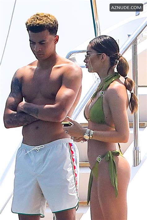 Ruby Mae Sexy With Dele Alli Enjoying The Sun On Their Yacht In Saint Tropez Aznude