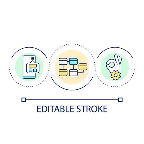 Stock Illustration Illustration Of System Line Website 254837472