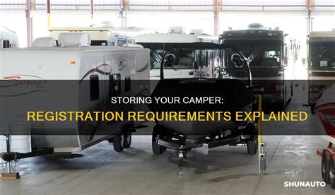 Storing Your Camper: Registration Requirements Explained | ShunAuto
