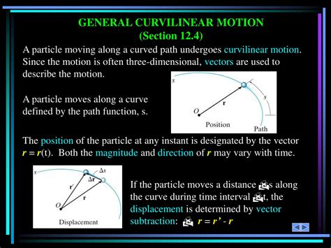 PPT CURVILINEAR MOTION GENERAL RECTANGULAR COMPONENTS PowerPoint Presentation ID