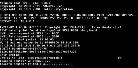 CentOS PXE Boot Diskless Client Server World