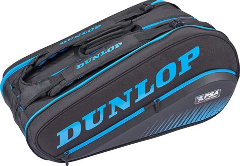 Dunlop Sports Psa 12 Squash Racket Bag Blueblack Equipment Bags