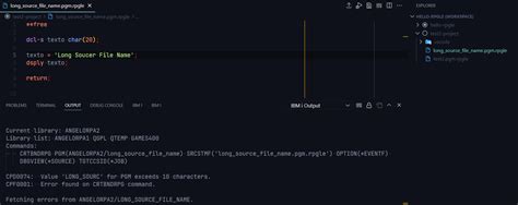 Embed Variables Inside Source Code Issue Codefori Vscode Ibmi Github