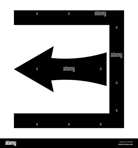 Exit Icon Out Arrow Exit Sign Log Out Arrow Stock Vector Image Art