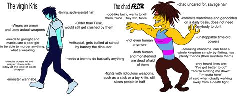 Virgin Kris Vs Chad Frisk R Virginvschad