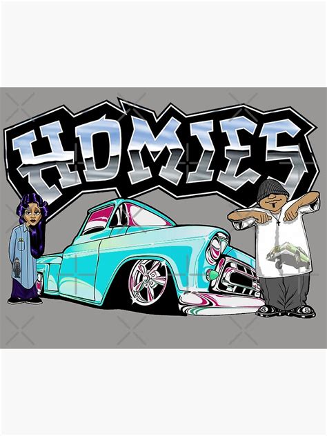 Lowrider Lil Homies 90s Chicano Poster For Sale By Enviousobjects2
