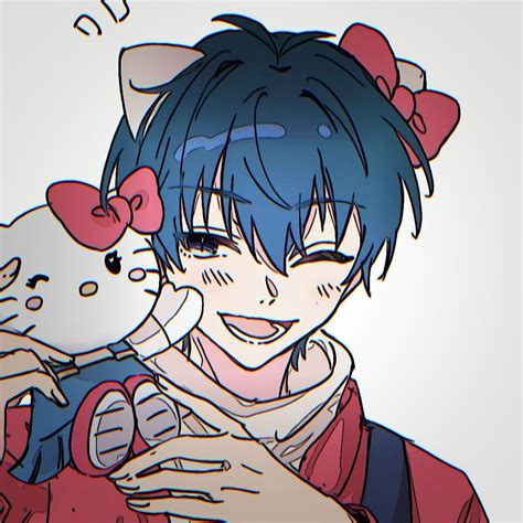 Anime Character With Hello Kitty Doll Desenhos Legais Tutorial De