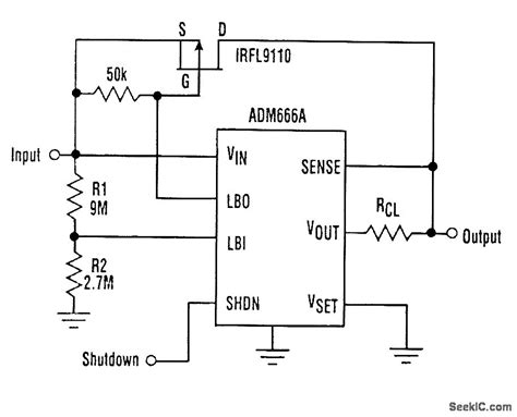 Dual Mode Battery Life Extender Basic Circuit Circuit Diagram