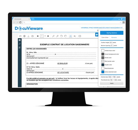 docuvieware html5 viewer and document management kit online demos