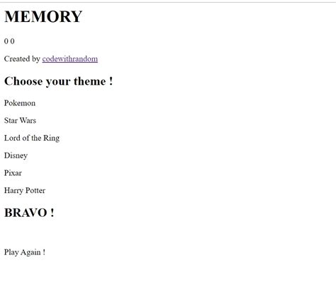 How To Create A Memory Game Using HTML CSS JavaScript