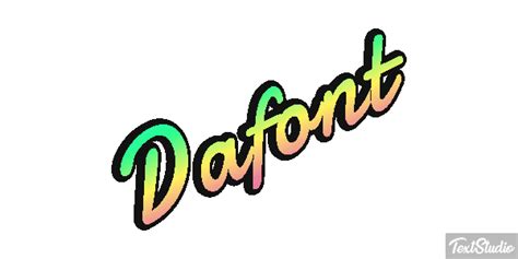 Dafont Font Animated  Logo Designs