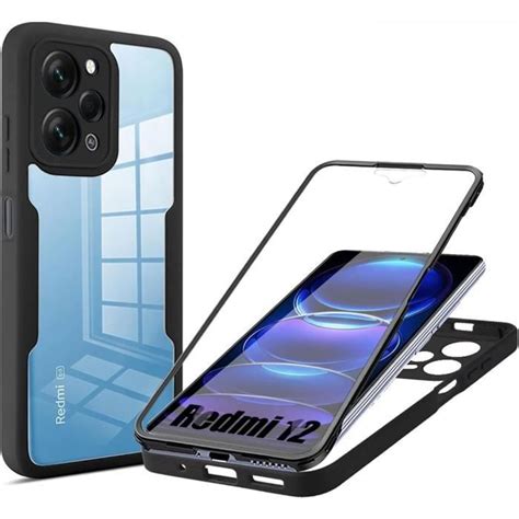 Coque Xiaomi Redmi G Protection Intégrale Double Face Noir Cdiscount Téléphonie