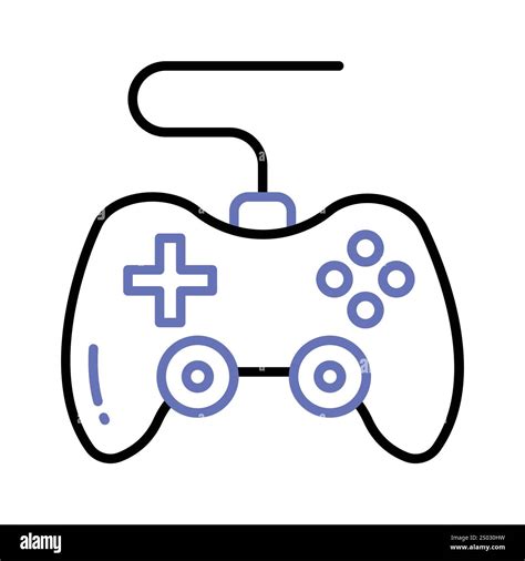 Game Console Or Game Controller Computer Gaming Gamepad Vector Icon Of Joystick Gamepad Stock