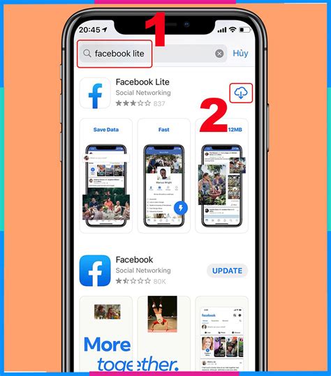 Cách tải Facebook Lite cho iPhone AppStore B9