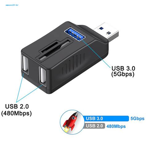 Lightweight Card Reader Multi Functional Card Reader Usb Card Reader Adapter Multi Ports Usb Hub