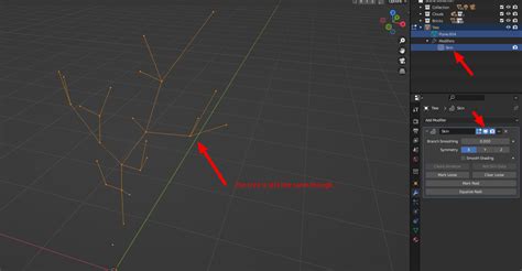 Skin Modifier Not Giving Any Volume To My Mesh Blender Stack Exchange