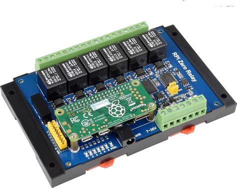 Jp 7v 36v 6チャンネル リレー Rs485 Can Bus モジュール ケース Hat スターターキット For Rpi ラズベリーパイ ゼロ 拡張ボード