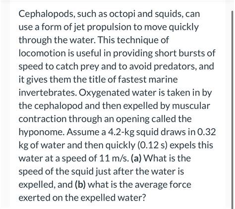 Cephalopods Such As Octopi And Squids Can Use A