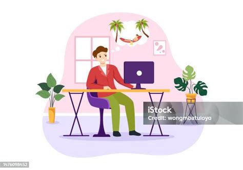 사람들은 평면 만화 손으로 그린 랜딩 페이지 또는 포스터 템플릿에 대한 거품에서 상상하고 환상을 가진 삽화를 공상합니다 감정에