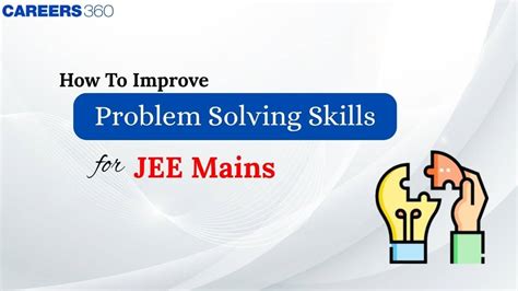 How To Improve Problem Solving Skills For Jee Main 2026 Best Tricks