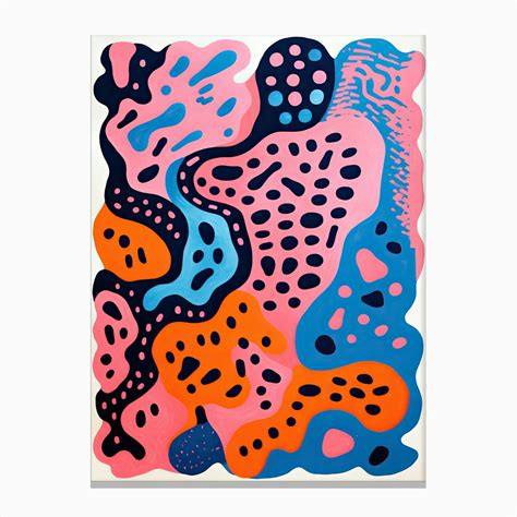 Fractal Echo Psychedelic Neural Flow Canvas Print By Bauhaus Syndicate Fy