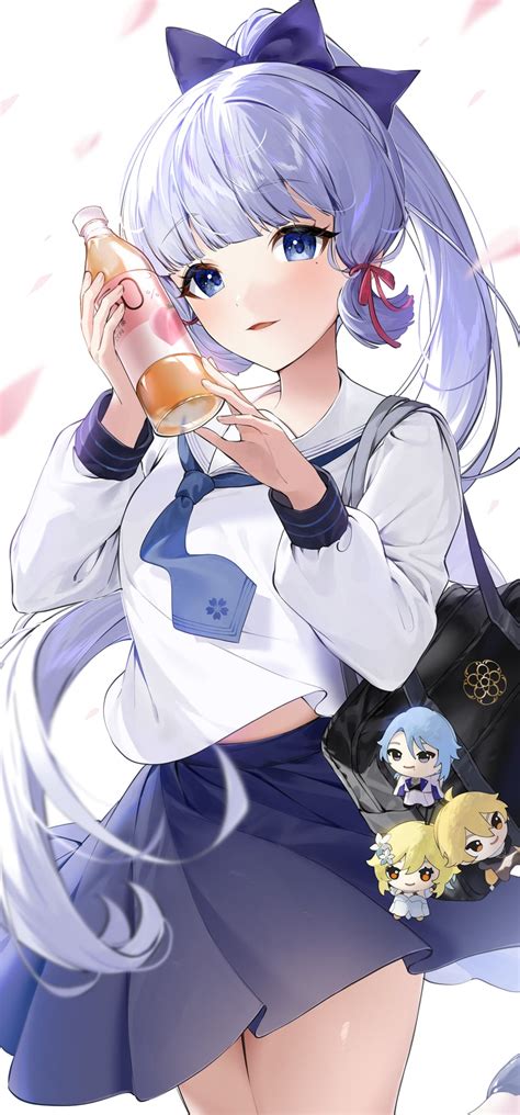 Lumine Aether Kamisato Ayaka Kamisato Ayato And Kamisato Ayaka Genshin Impact Drawn By