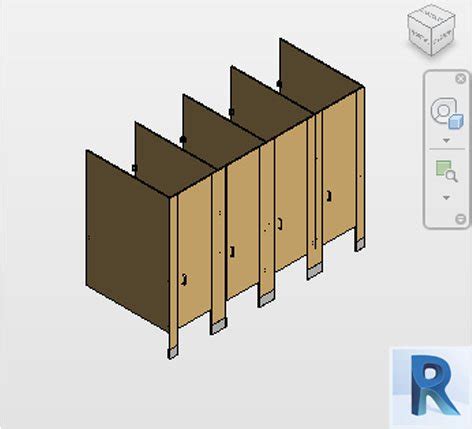 Free Download Toilet Partitions Revit Components Bimshares