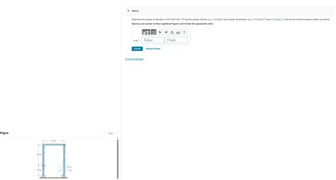 Solved Determine The Angular Acceleration Of Link ABAB If Chegg Com
