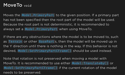 Moveto Sending Models To Incorrect Position Scripting Support