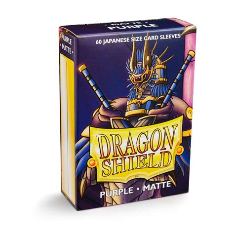 Dragon Shield Matte Japanese Sleeves Purple 60 Pack Dragon Shield