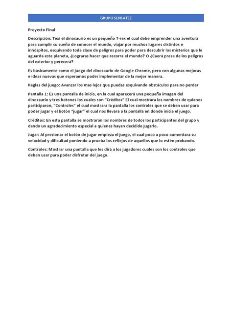 Proyecto Final Poo Pdf