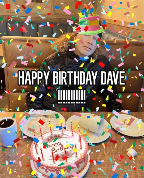Happy Birthday To Our Ginger Grandma Dave Mustaine Happy