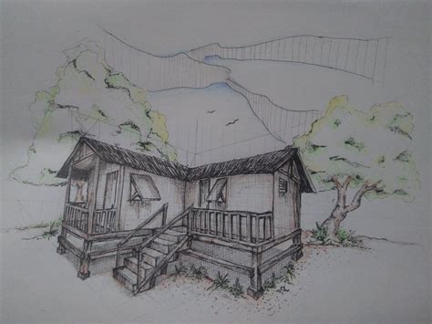 Bahay Kubo Drawing