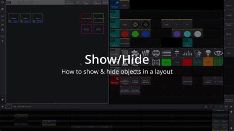 Grandma3 Showhide Object In Layouts V1882 Youtube