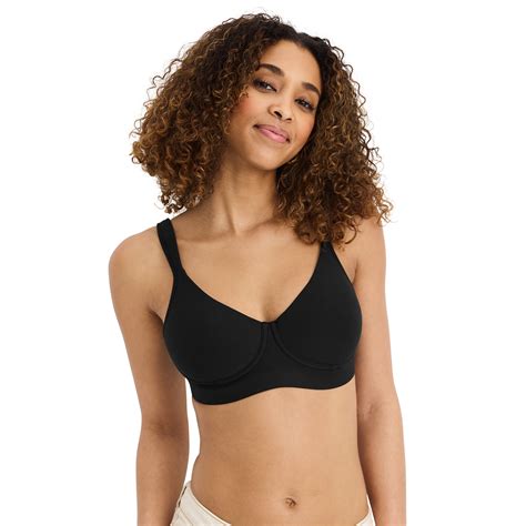 Jockey Womens Cooling Cotton Blend Wirefree Full Coverage Molded Cup