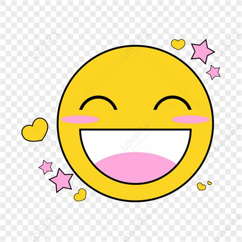 손으로 그린 만화 캐주얼 이미지 일러스트 이모티콘 패키지 디자인 행복플랫삽화 Png 일러스트 무료 다운로드 Lovepik