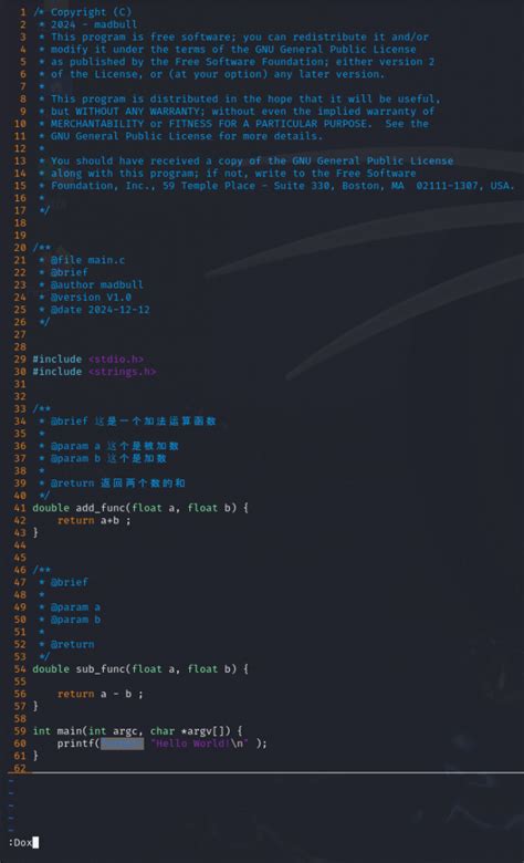 Vim插件（三）之doxygenvim Doxygen Csdn博客